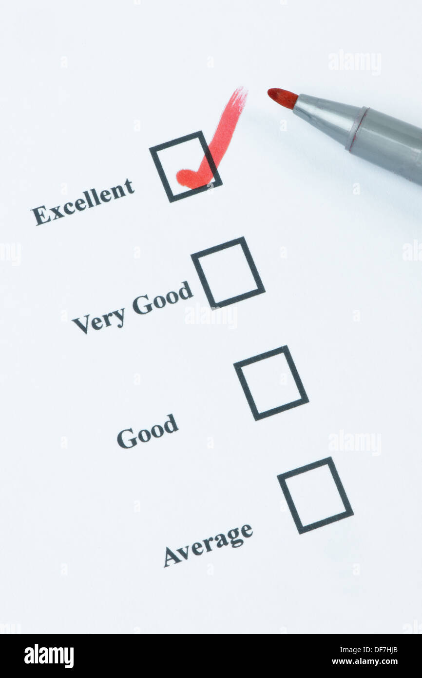 Tick Box Stock Photos & Tick Box Stock Images - Alamy