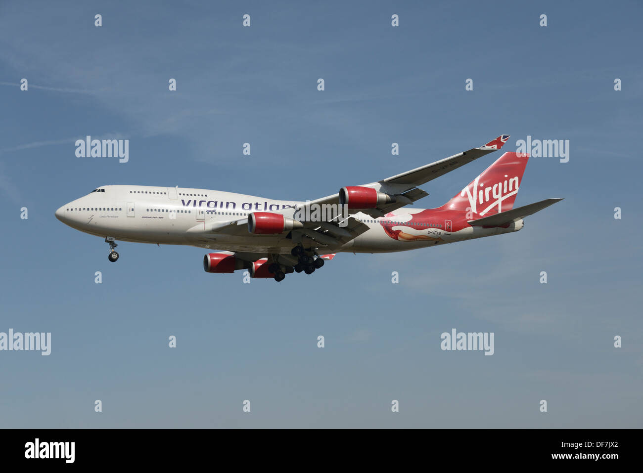 Virgin Atlantic Boeing 747 On High Resolution Stock Photography and ...