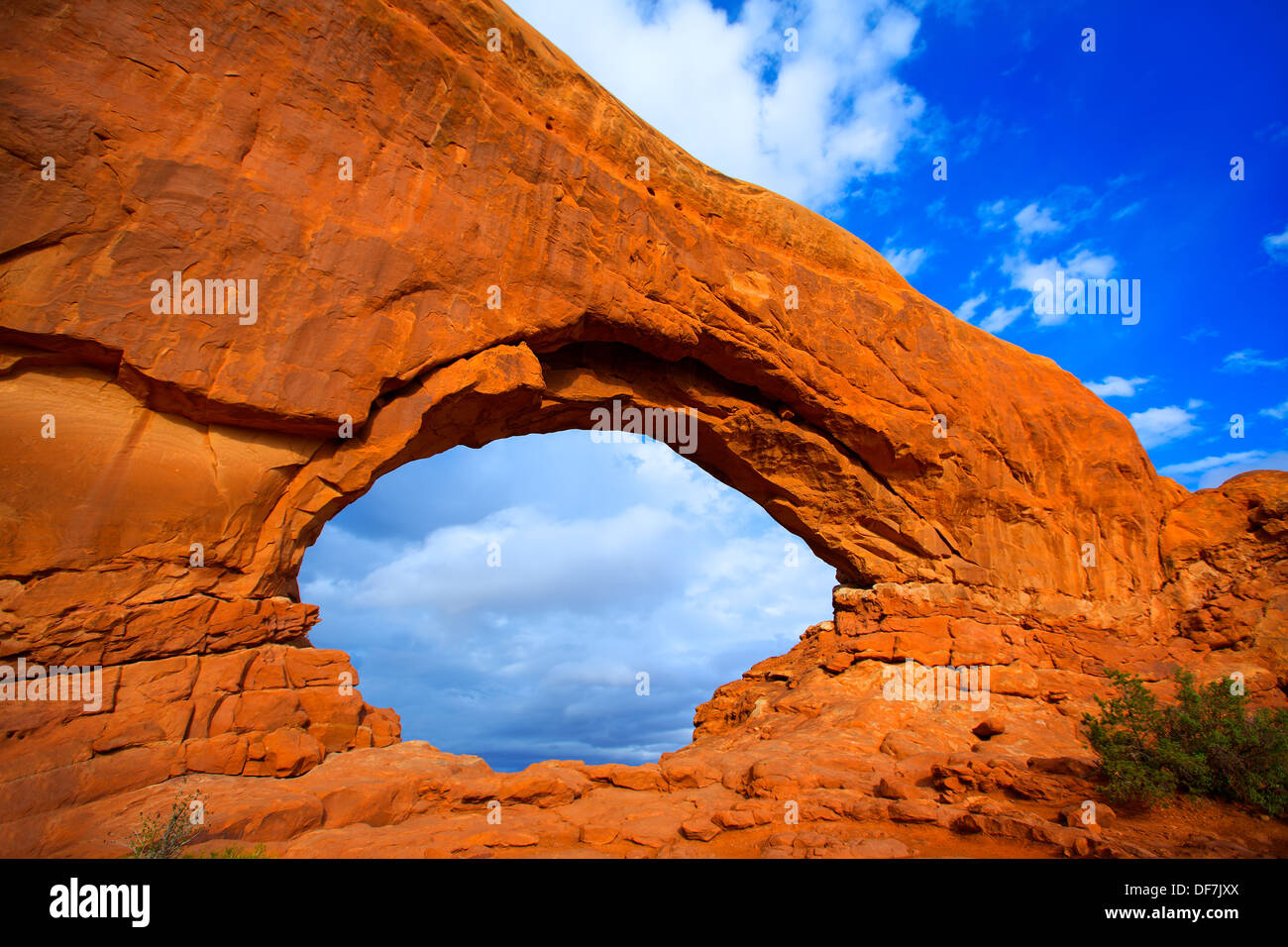 Arches National Park North Window section in Moab Utah USA Stock Photo ...