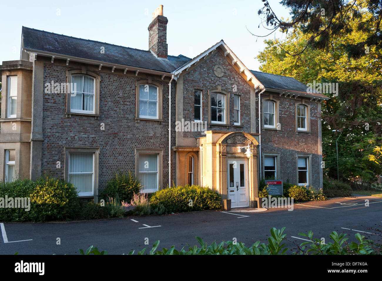 University building housing various administration offices Stock Photo ...