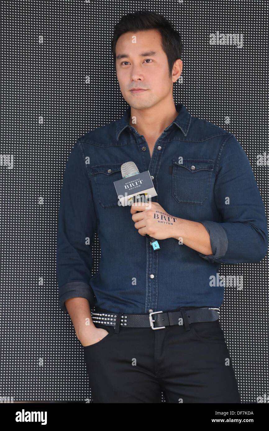 Taipei, China. 28th Sep, 2013. Chinese actor Joseph Chang attends ...
