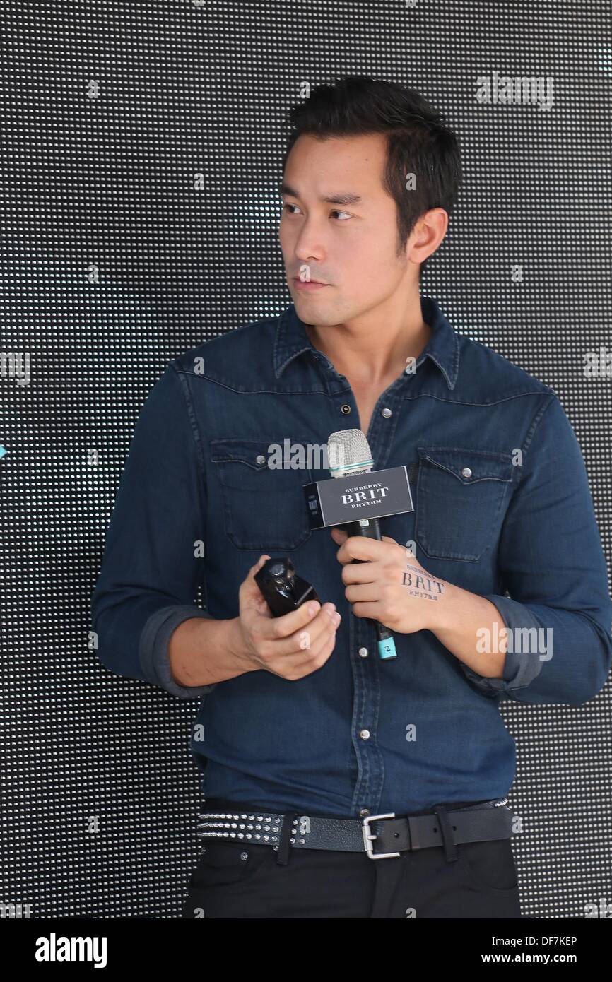 Taipei, China. 28th Sep, 2013. Chinese actor Joseph Chang attends ...