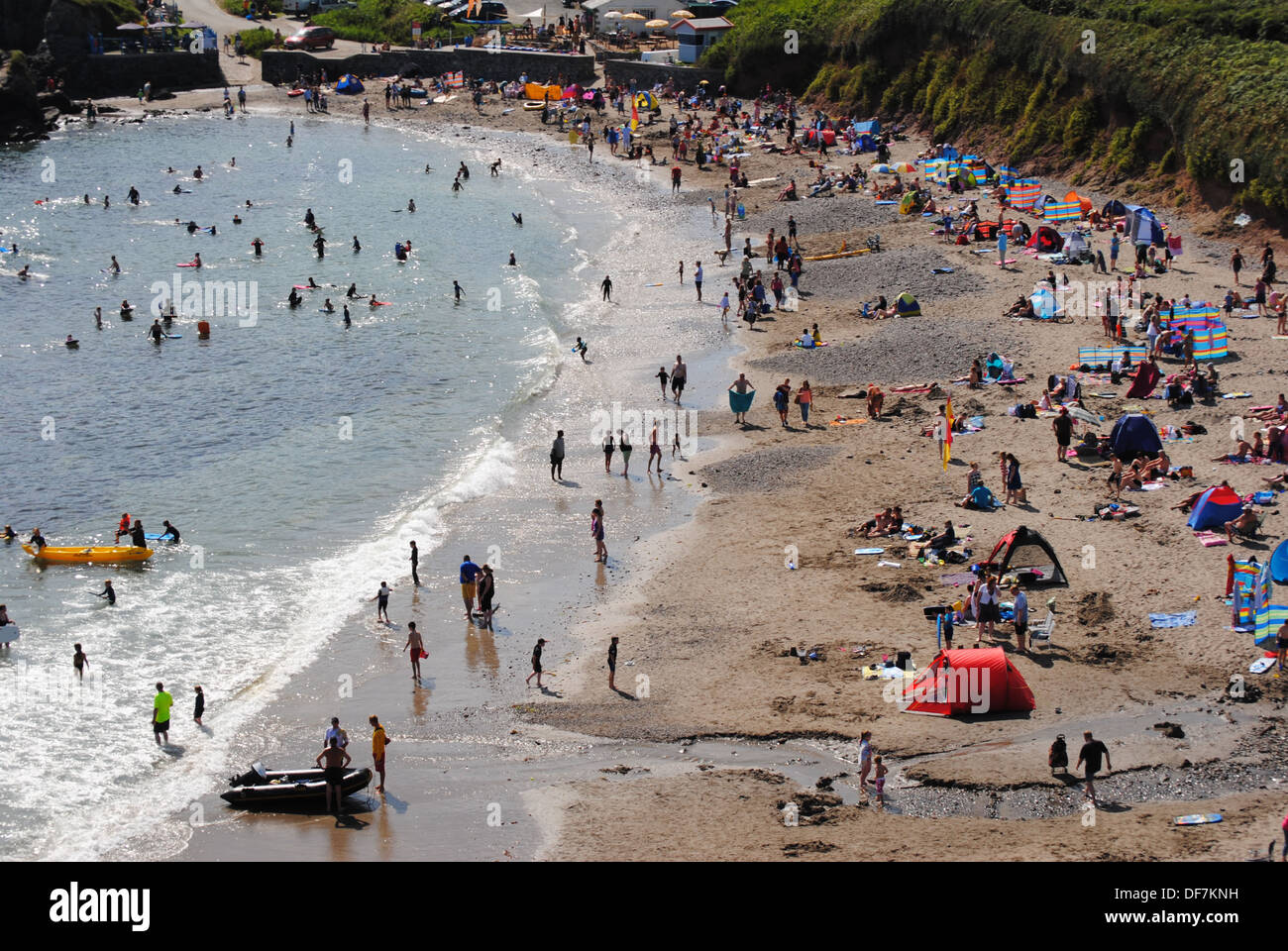 Kennack Sands in Cornwall Stock Photo - Alamy
