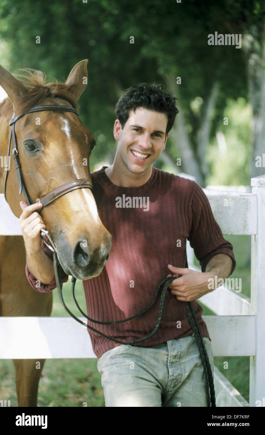 The man and the horse hi-res stock photography and images - Alamy