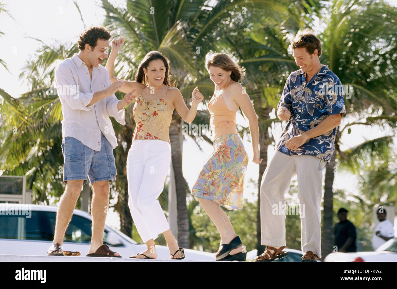 Two dancing couples hi-res stock photography and images - Alamy