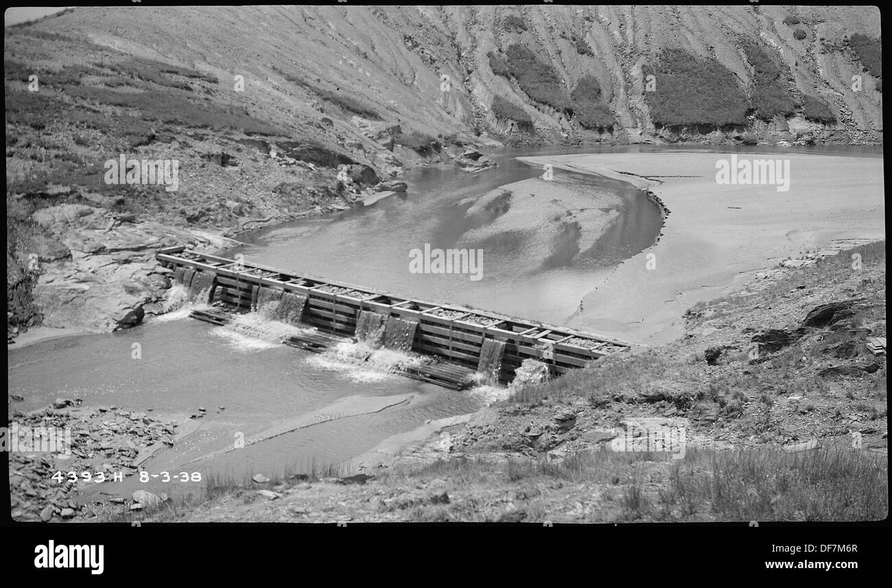 The Tennessee Copper Company Dam, located on Potato Creek, is a ...