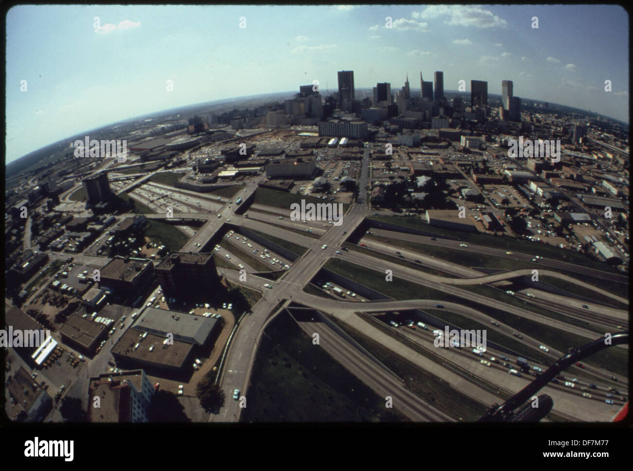 Photograph of the central expressway in dallas hi-res stock photography ...