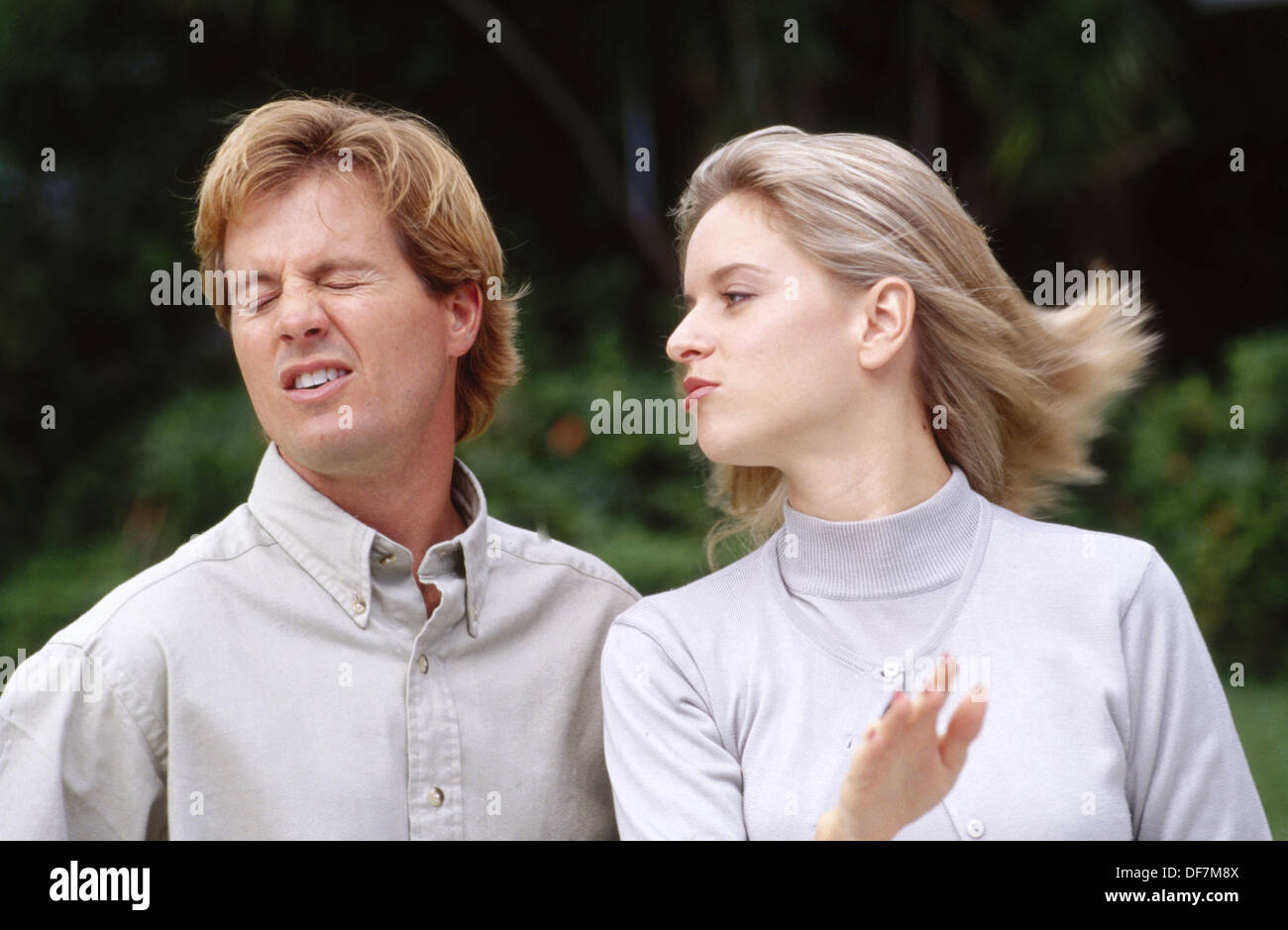 Woman slap man in face hi-res stock photography and images - Alamy