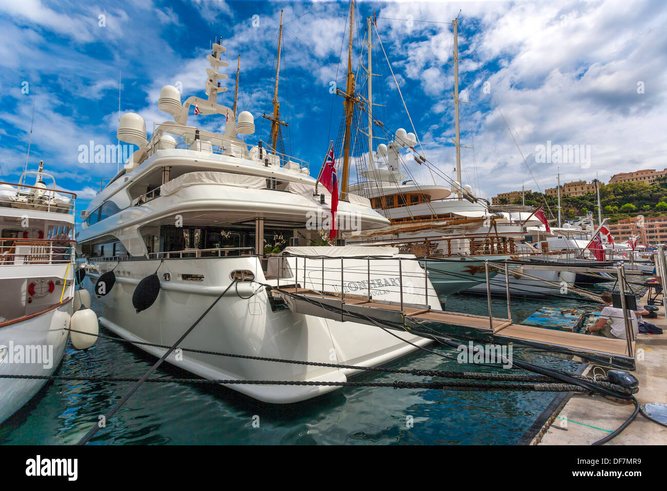 Harbour in Monte Carlo Stock Photo - Alamy