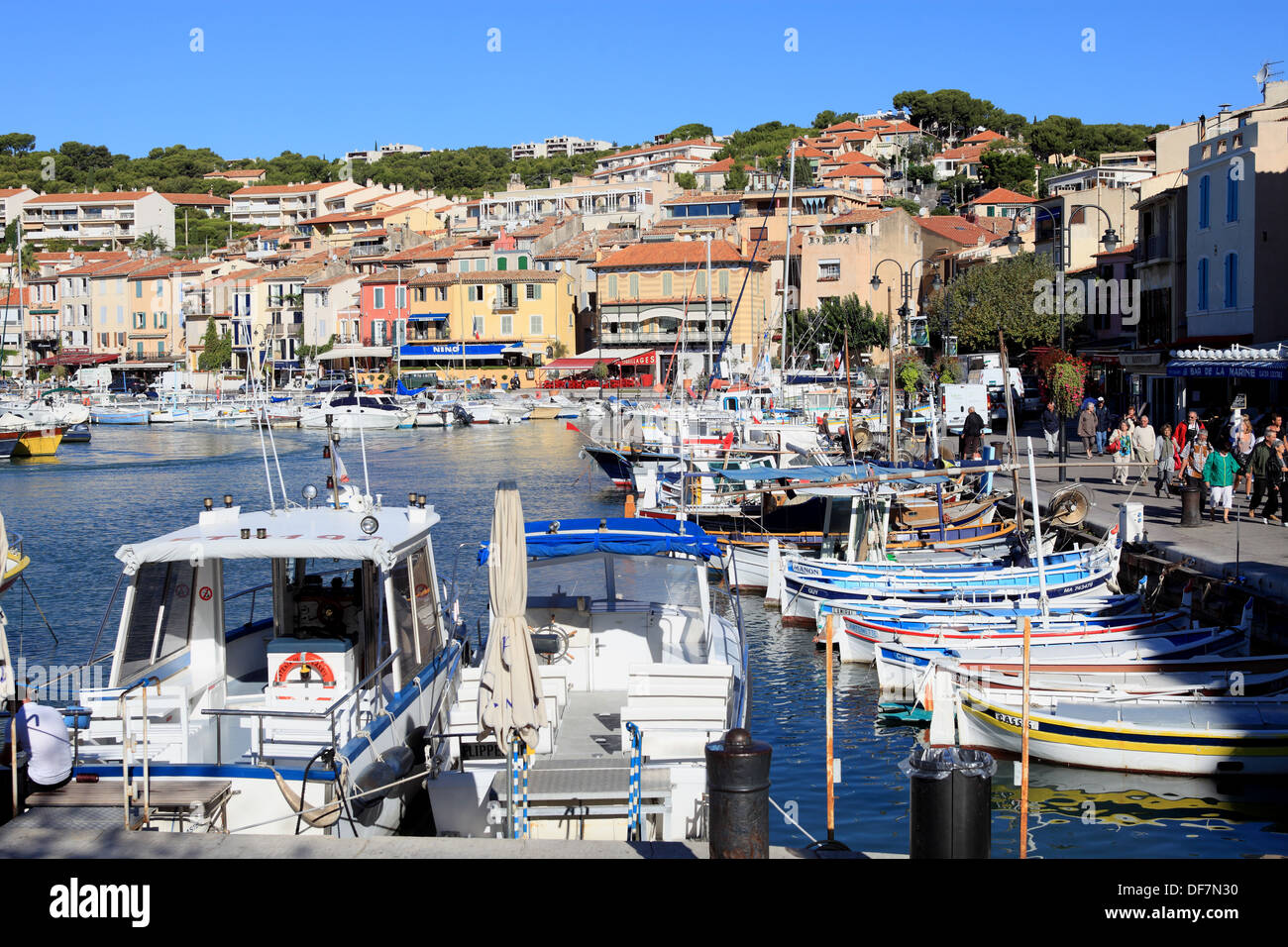 The little fishing city of Cassis, Bouches du Rhone Stock Photo - Alamy