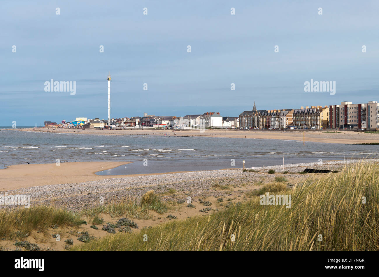 Kinmel Bay sand dunes Rhyl North Wales Stock Photo - Alamy