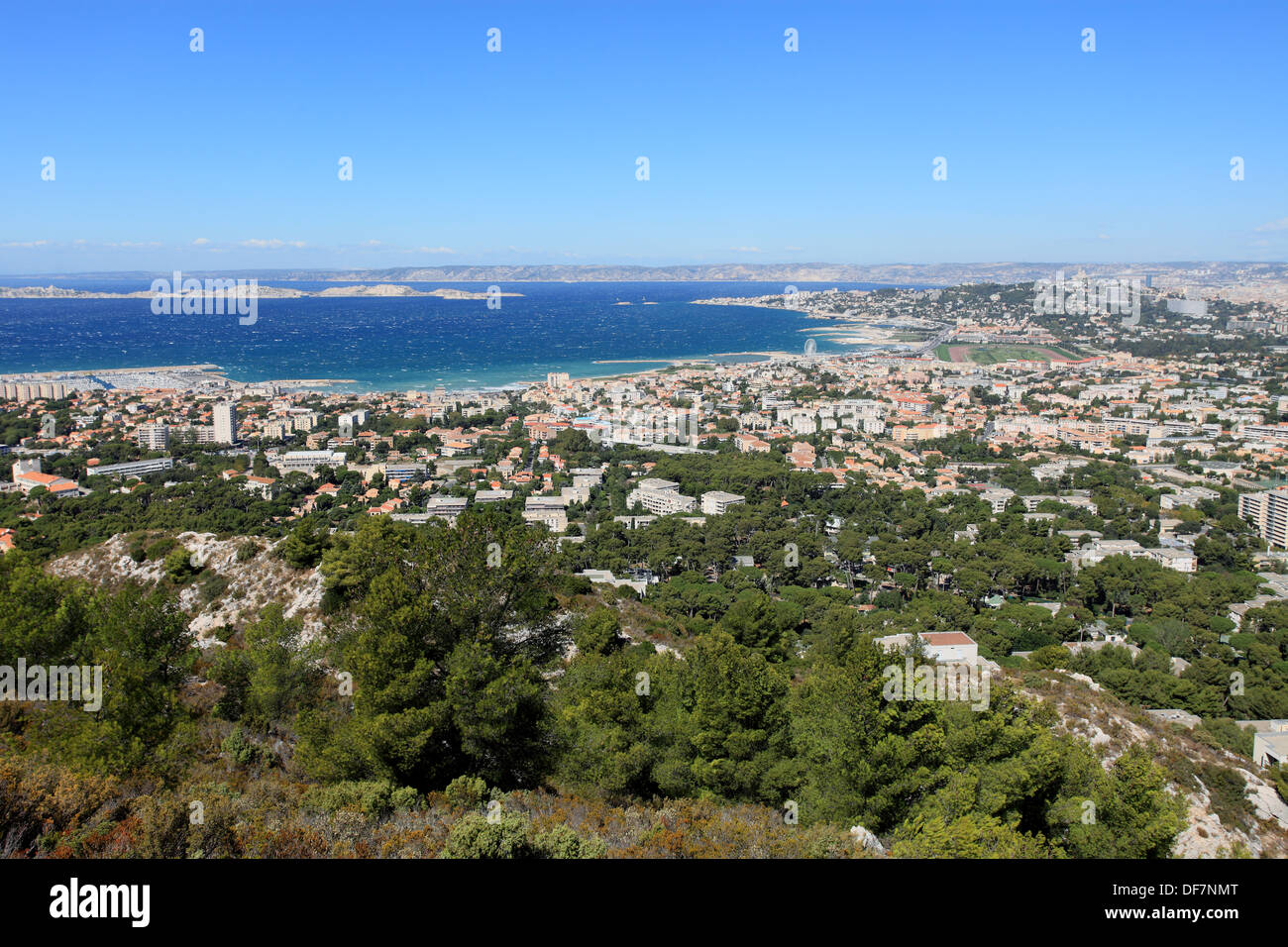 City overview vegetation hi-res stock photography and images - Alamy