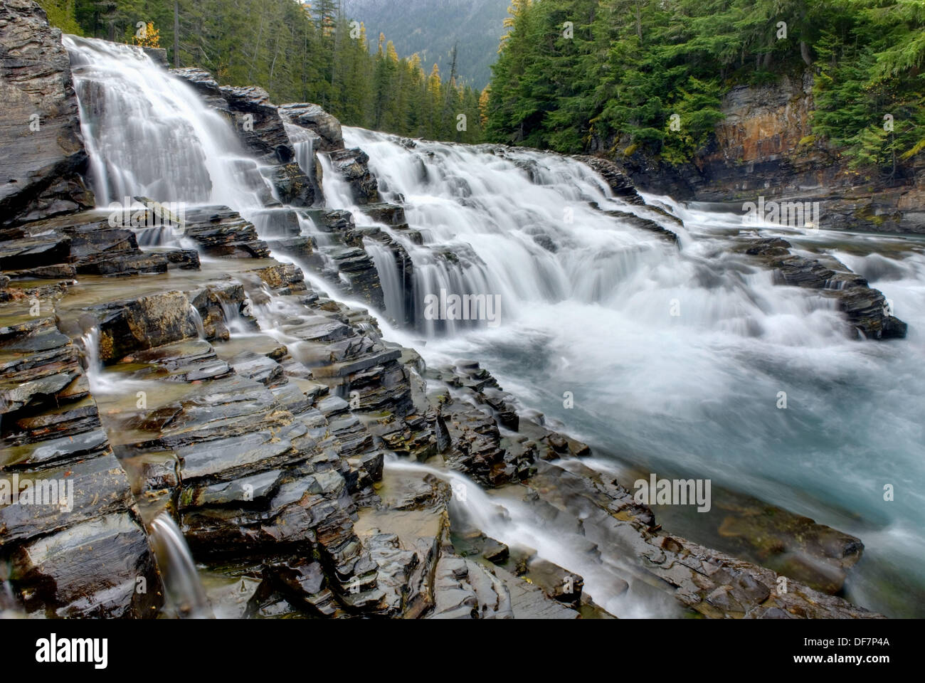 Image of water rushing over rocks hi-res stock photography and images ...