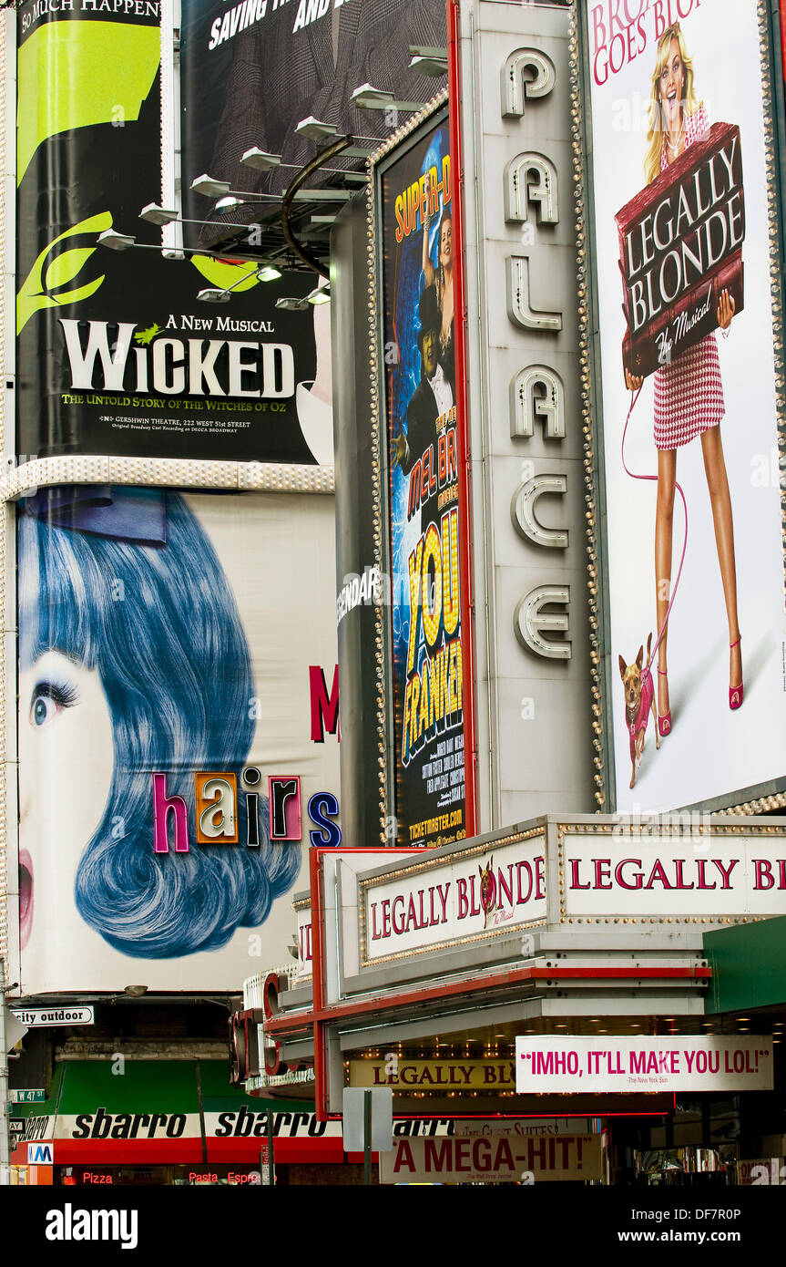 New york broadway theaters usa hi-res stock photography and images - Alamy