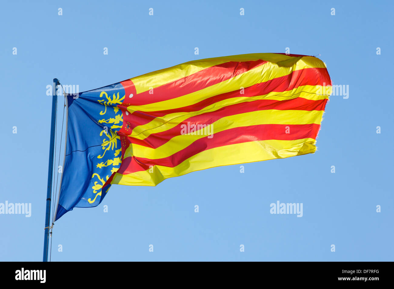 Flag Of The Region Of Valencia High Resolution Stock Photography and ...