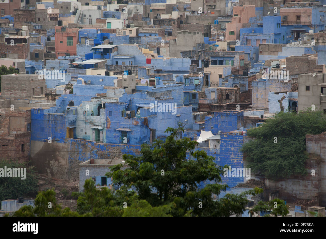 Jodhpur is often referred to as the "Blue City" due to the vivid blue ...
