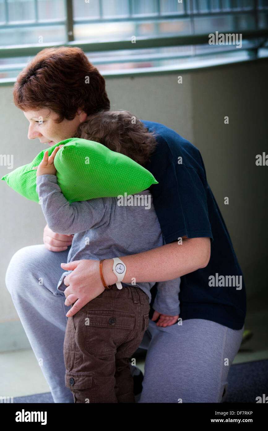 Childhood snuggling children hugging hi-res stock photography and ...