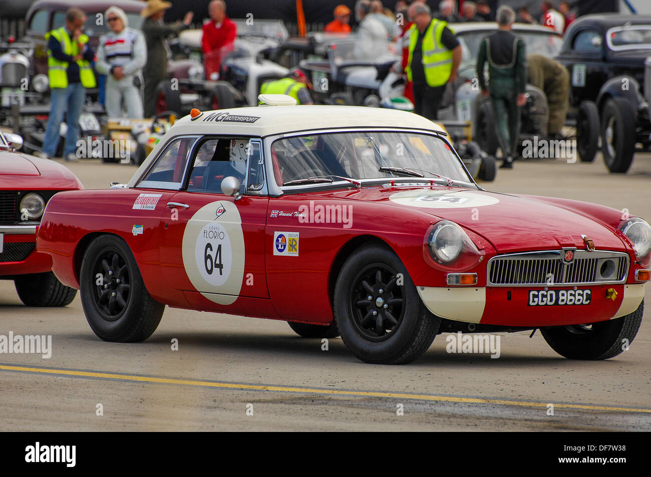 MG racing car at a classic car event Stock Photo - Alamy