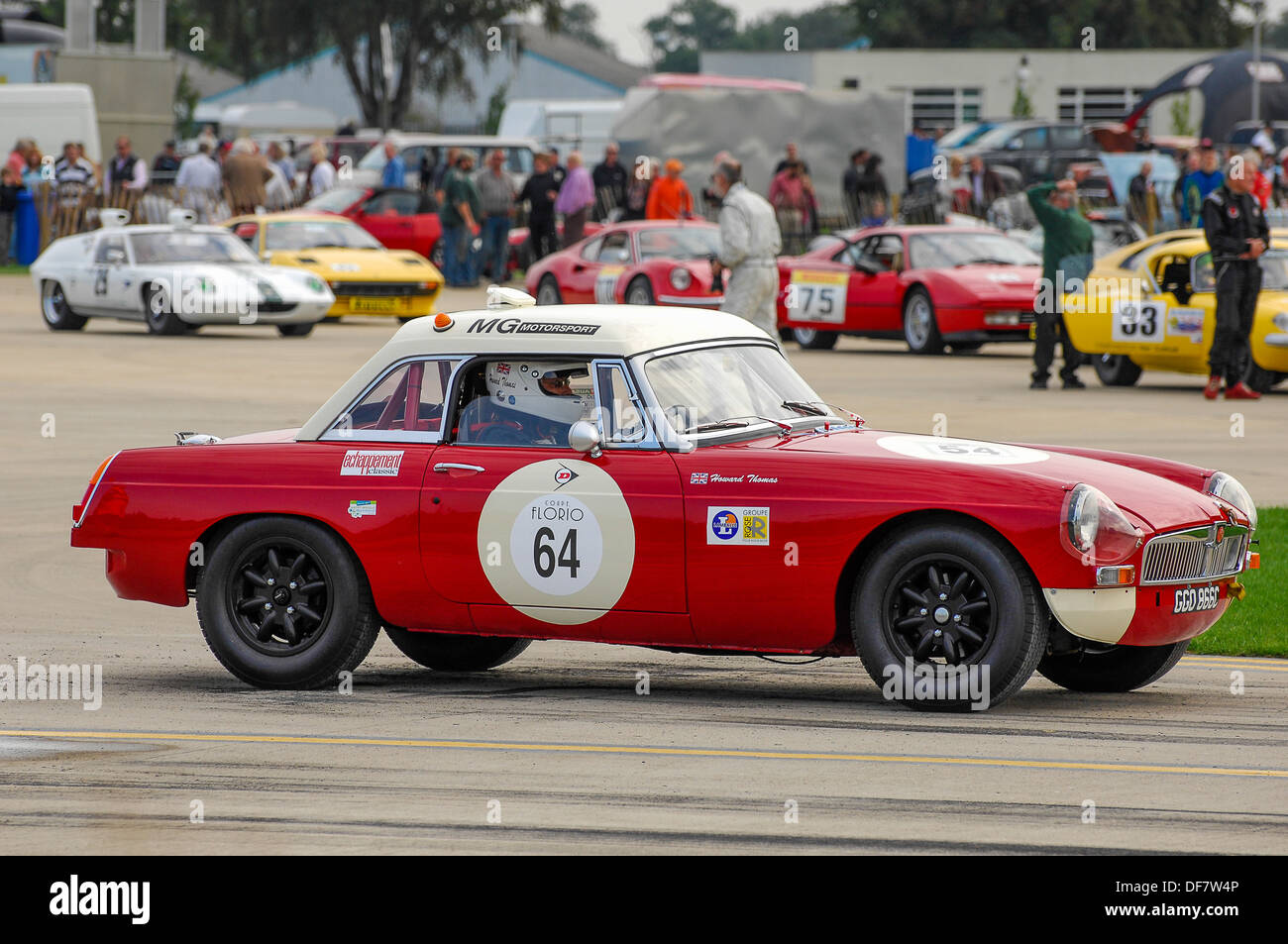 MG racing car at a classic car event Stock Photo - Alamy