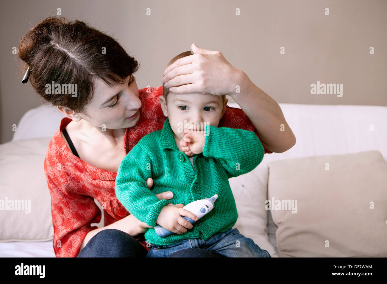 Ill child parent hi-res stock photography and images - Alamy