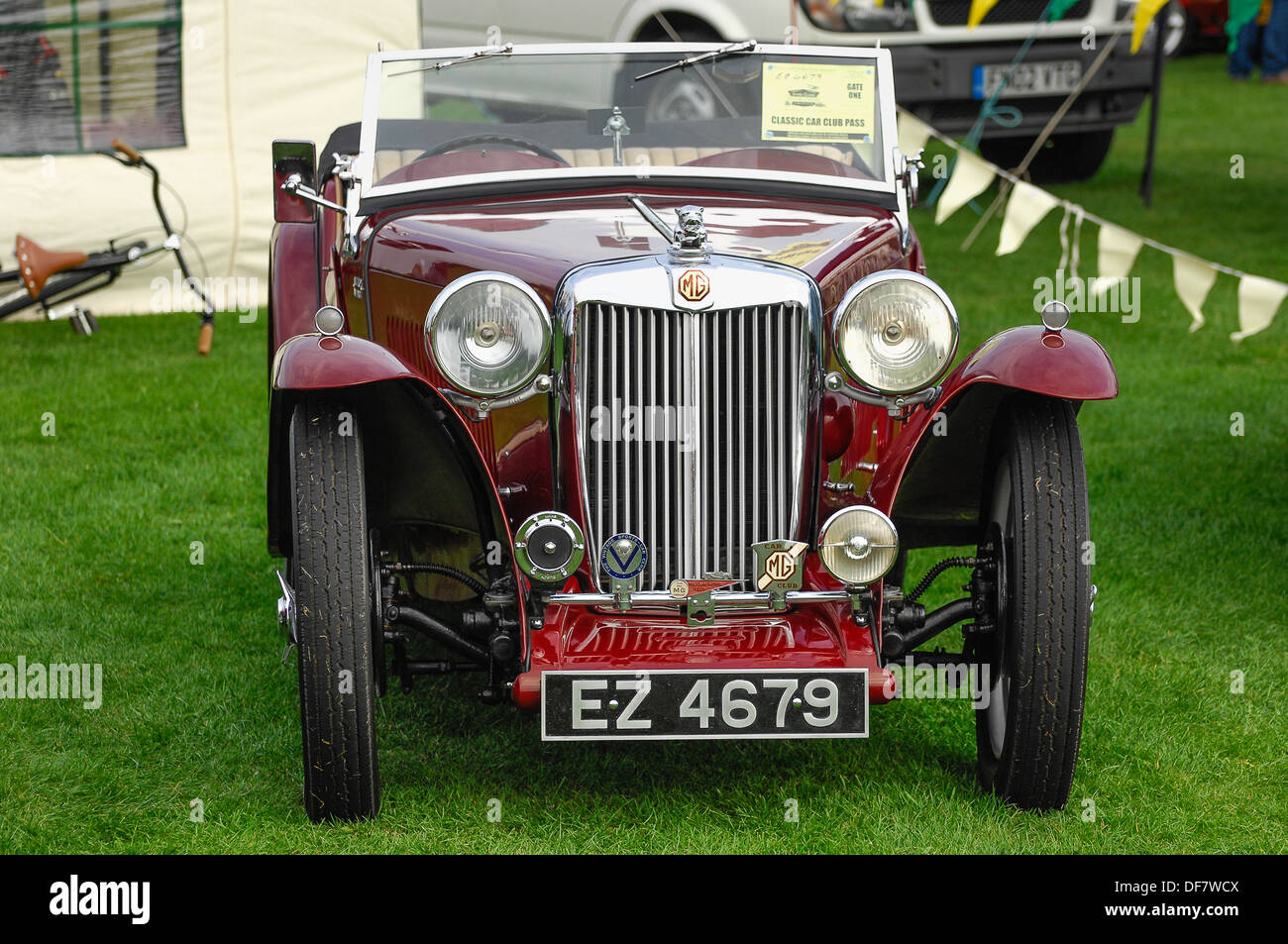 MG classic vintage sports car Stock Photo - Alamy