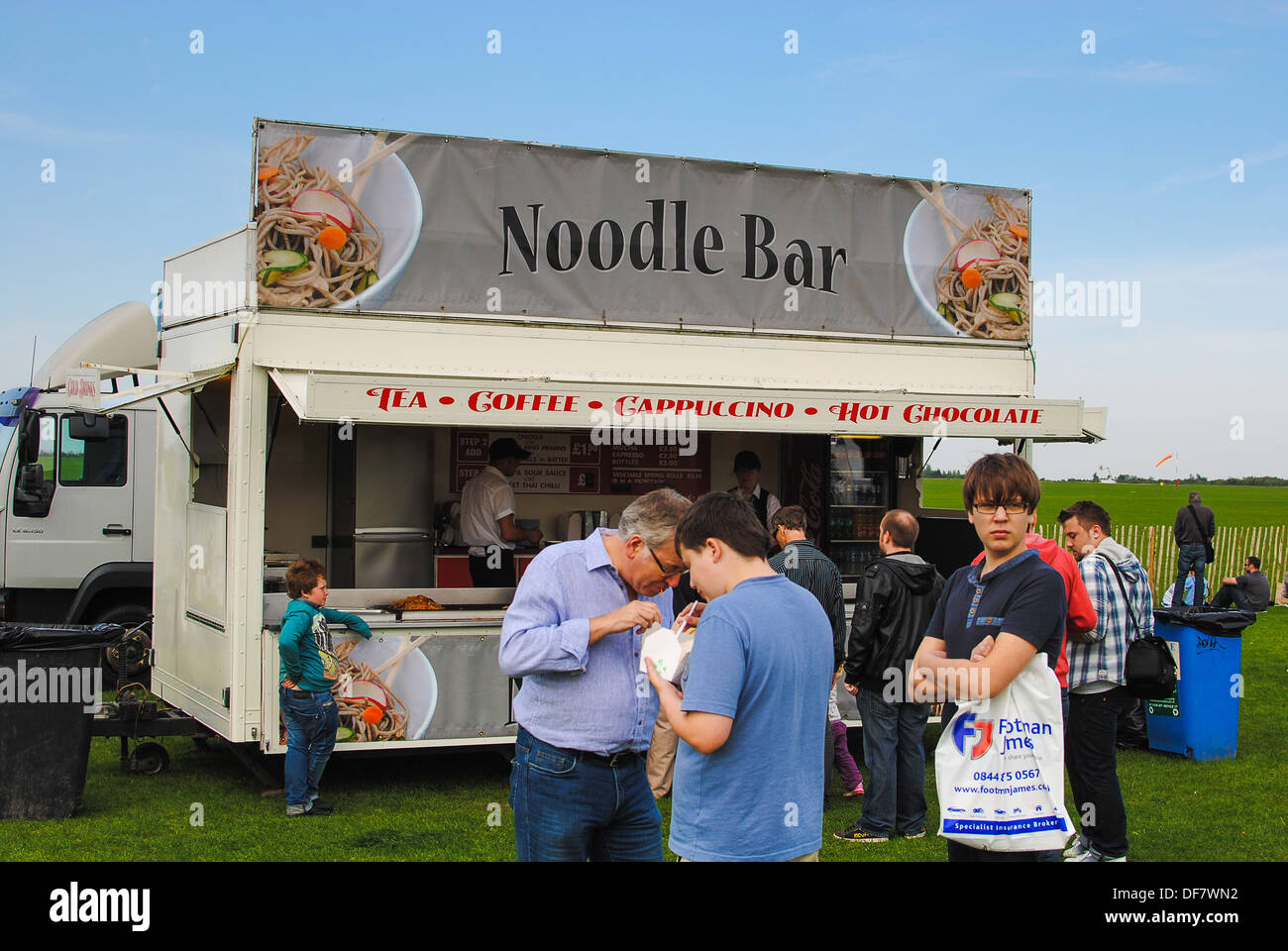 Noodle bar at an outside event Stock Photo - Alamy