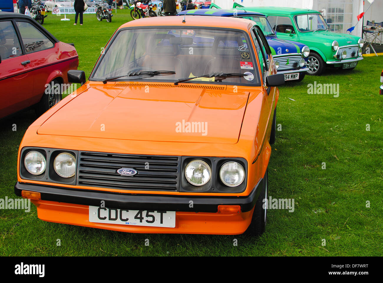 Orange Ford RS2000 sports car Stock Photo - Alamy