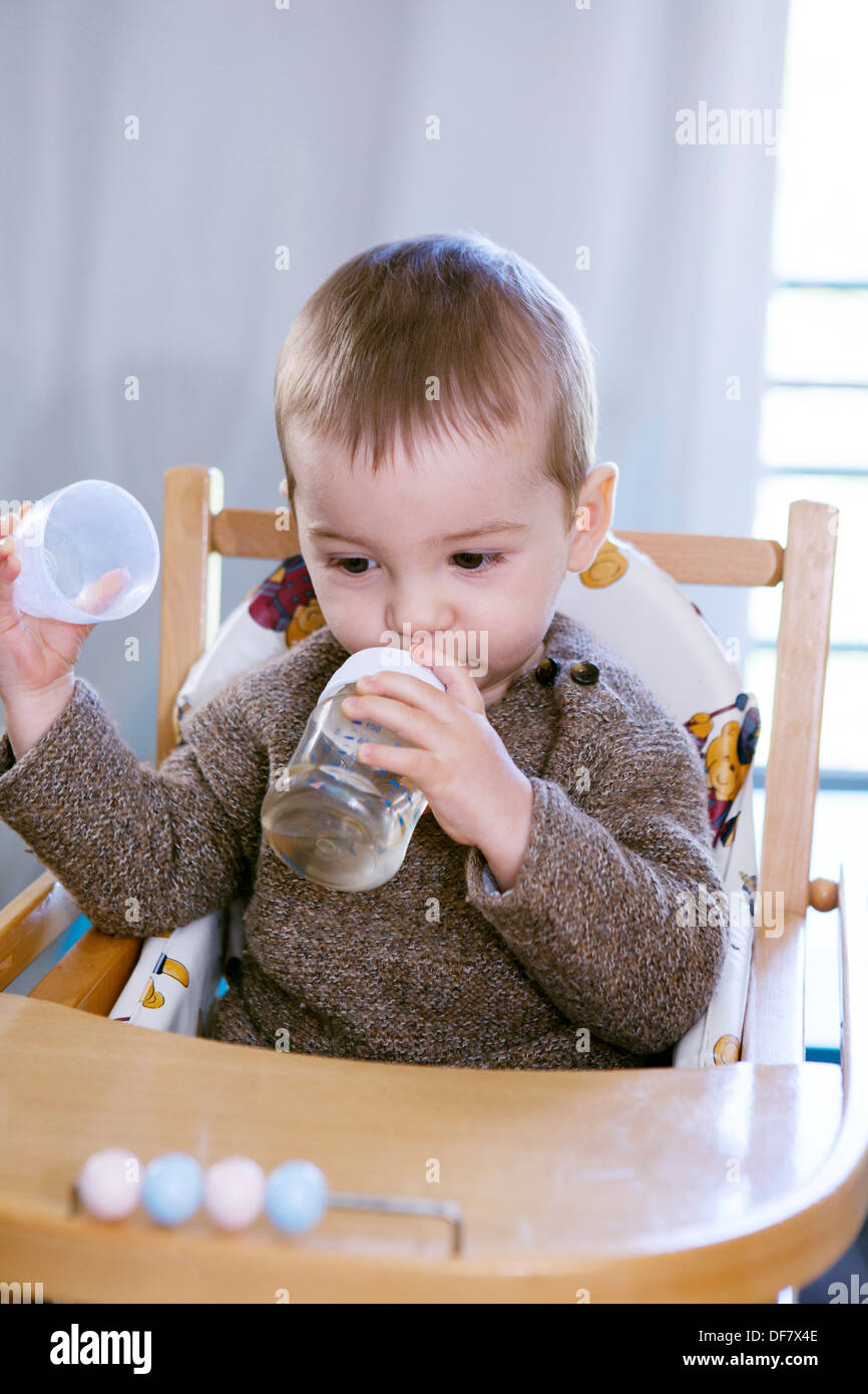 Boy with cold drink hi-res stock photography and images - Alamy