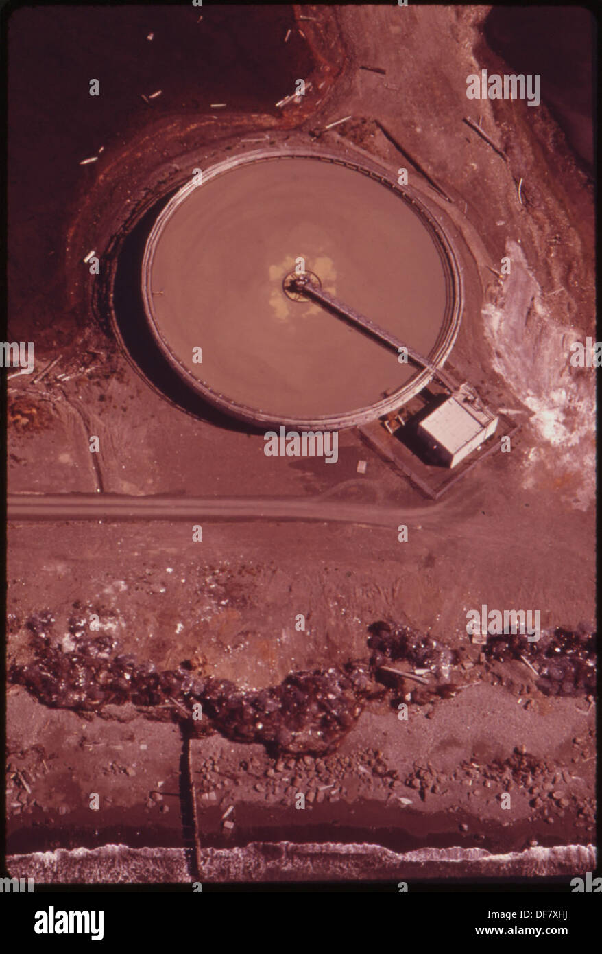 The pulp waste water clarifier at Crown Zellerbach Mill is an essential ...