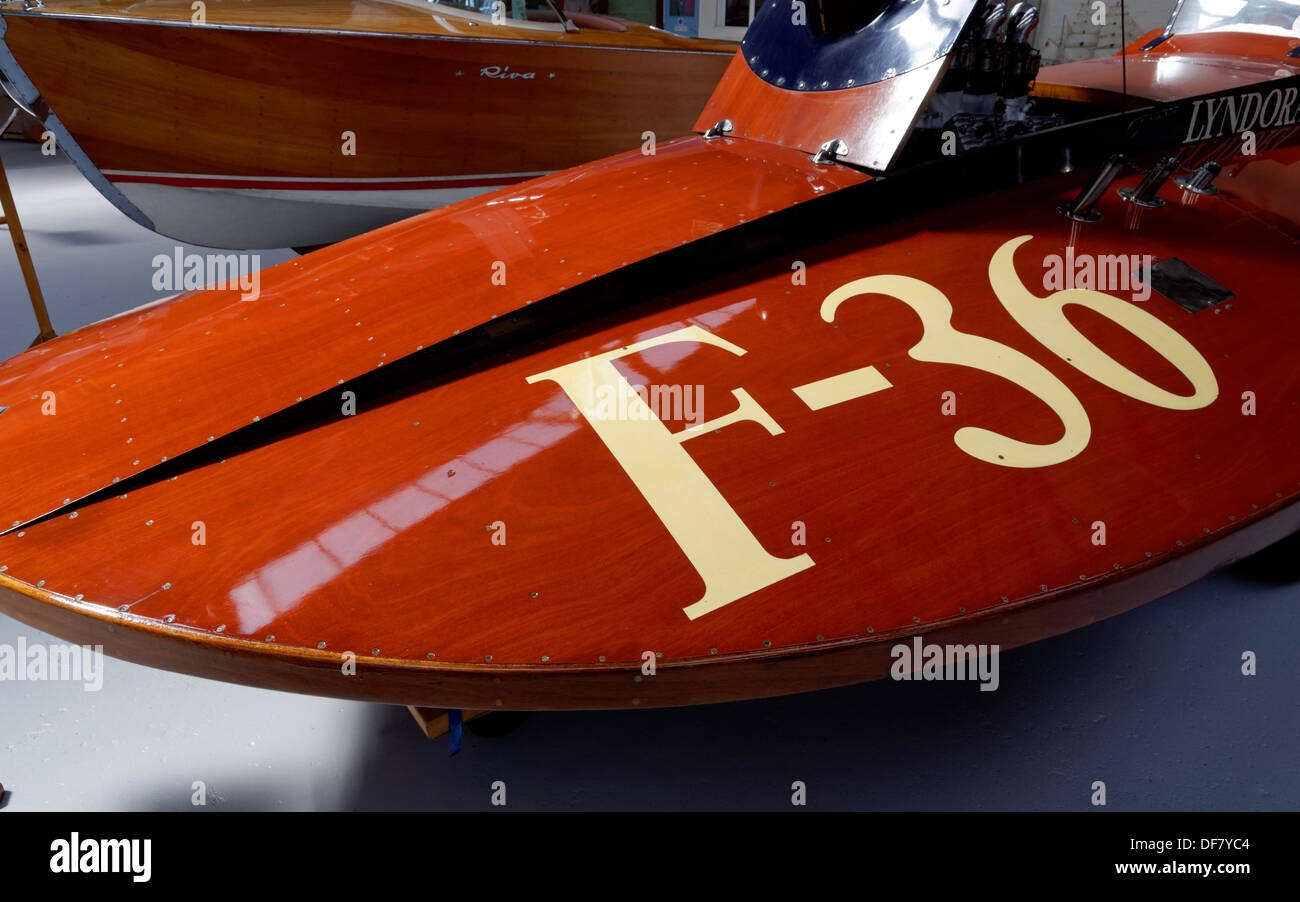 Lyndora Racing Hydroplane, Classic Boat Museum, East Cowes, Isle of ...