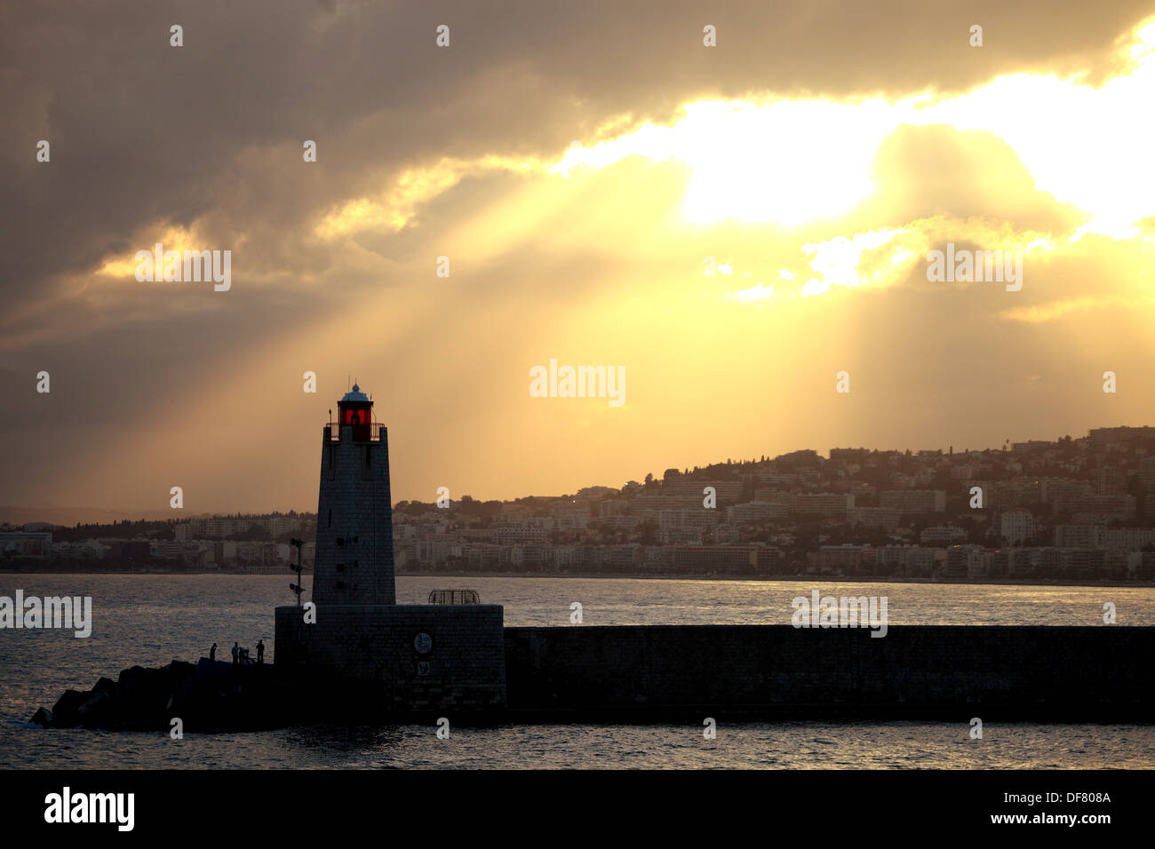 Lighthouse french riviera hi-res stock photography and images - Alamy