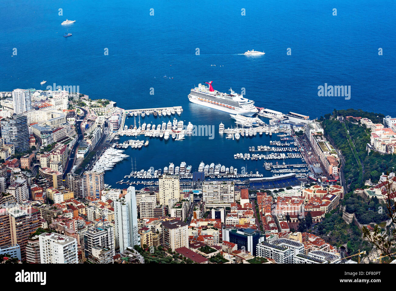 Europe, France, Principality of Monaco, Monte Carlo, Monaco Harbour ...