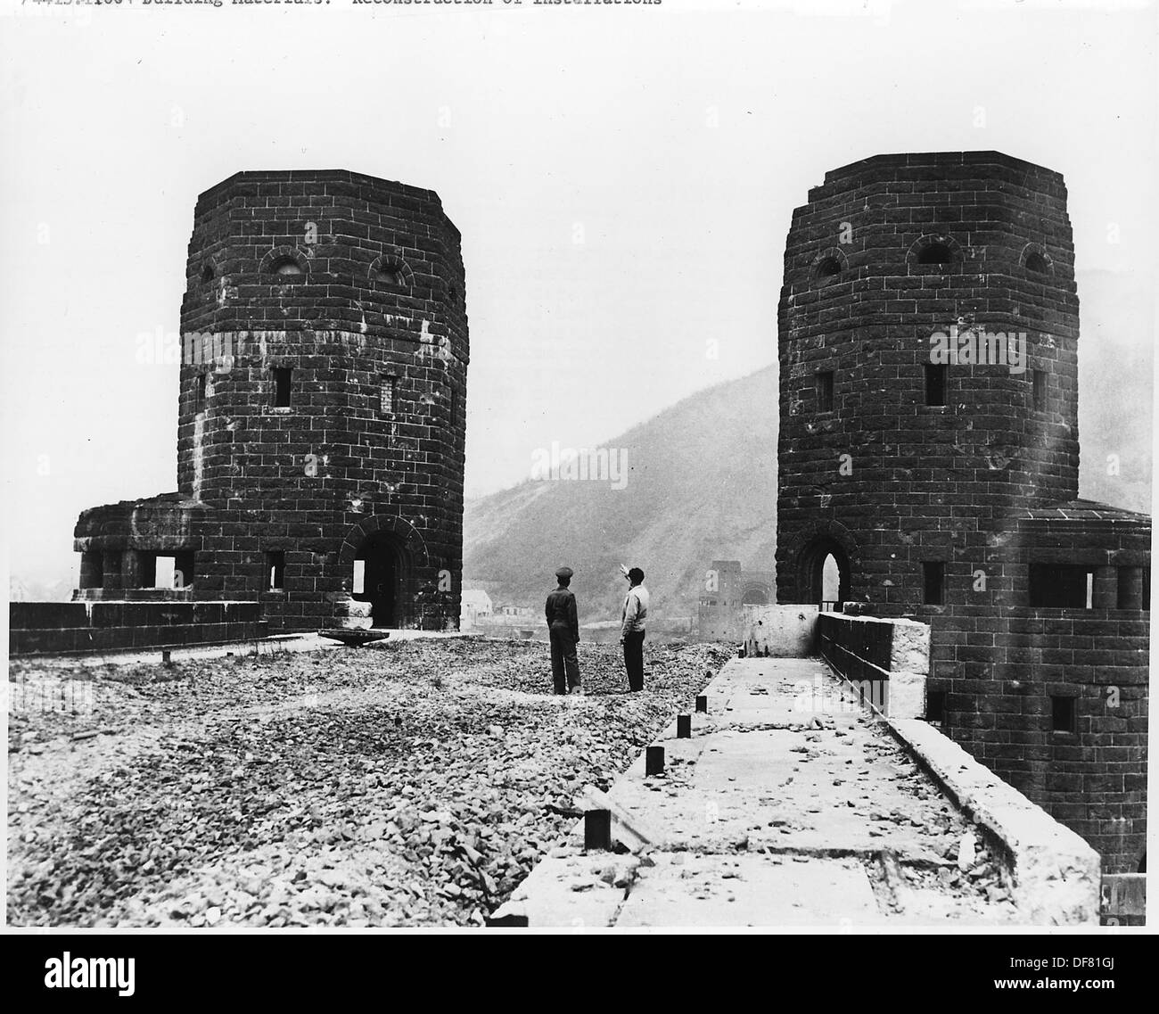 Remagen Bridge. Germany. 1950 292560 Stock Photo - Alamy