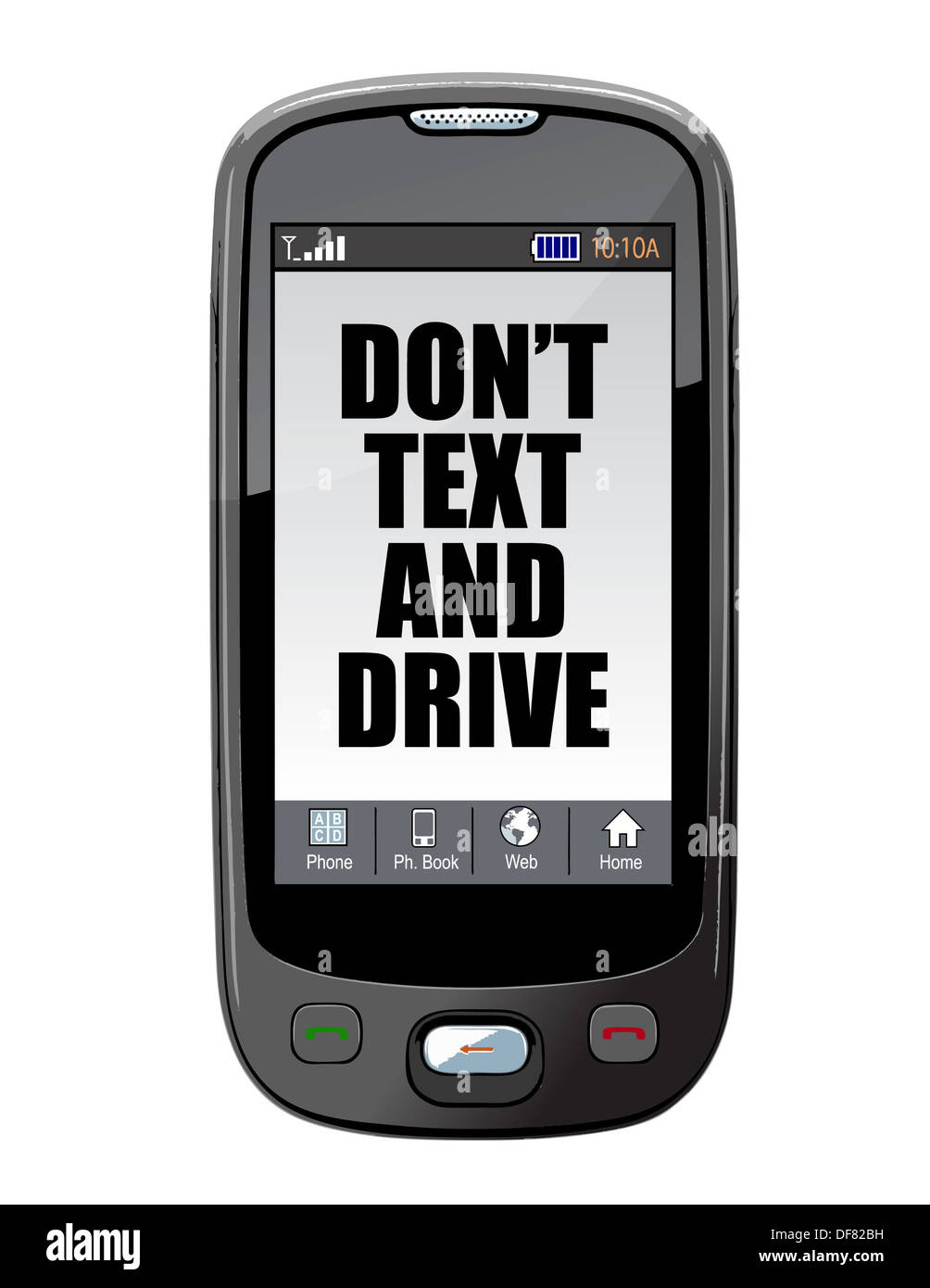 Dont text and drive Cut Out Stock Images & Pictures - Alamy