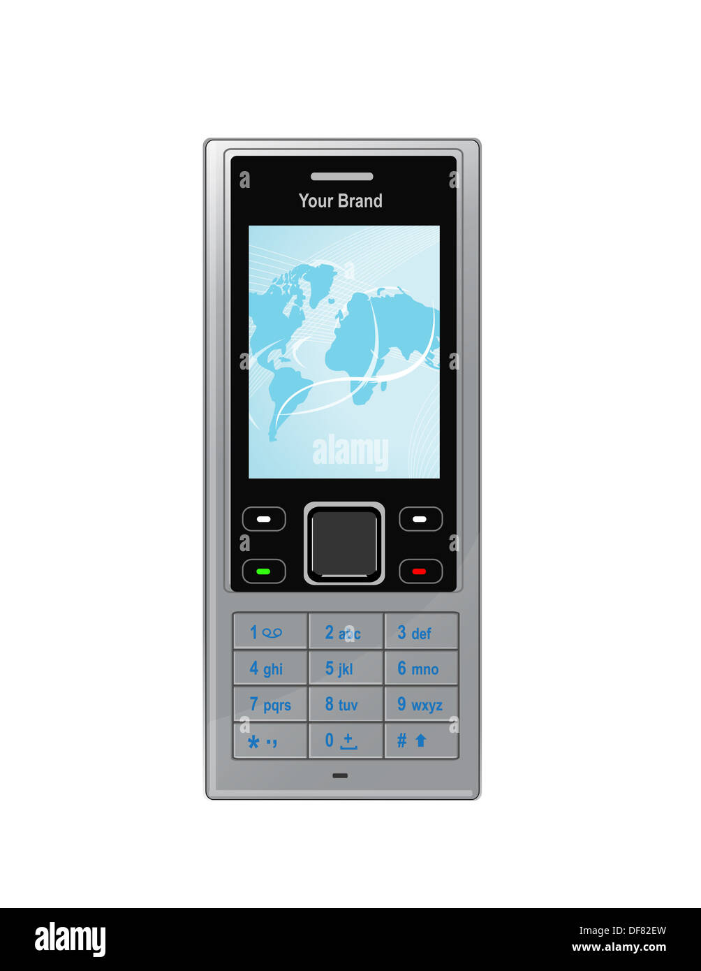 Vector cell phone, PDA and GPS Stock Photo - Alamy