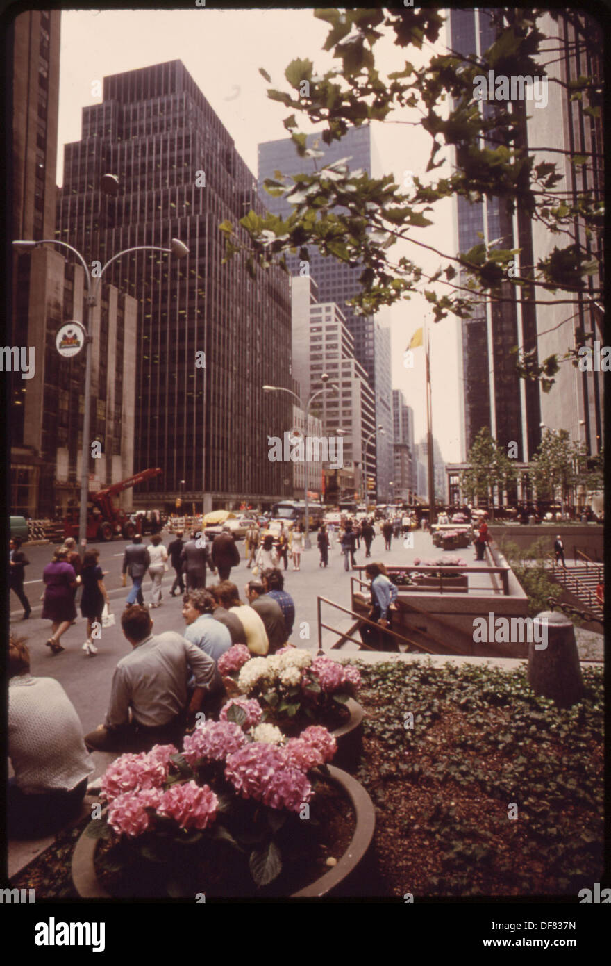 A view of Rockefeller Center, New York City, one of the most iconic ...