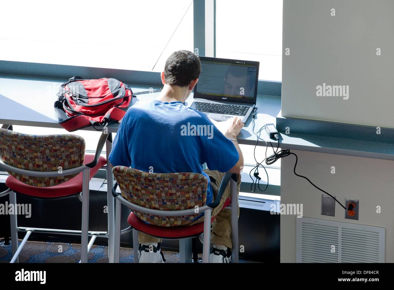 Laptop concentrate rear hi-res stock photography and images - Alamy