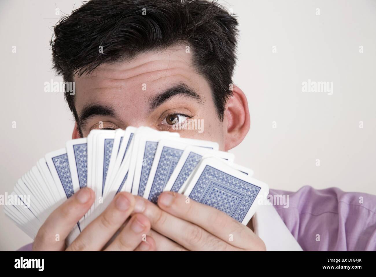 Hide cards hi-res stock photography and images - Alamy
