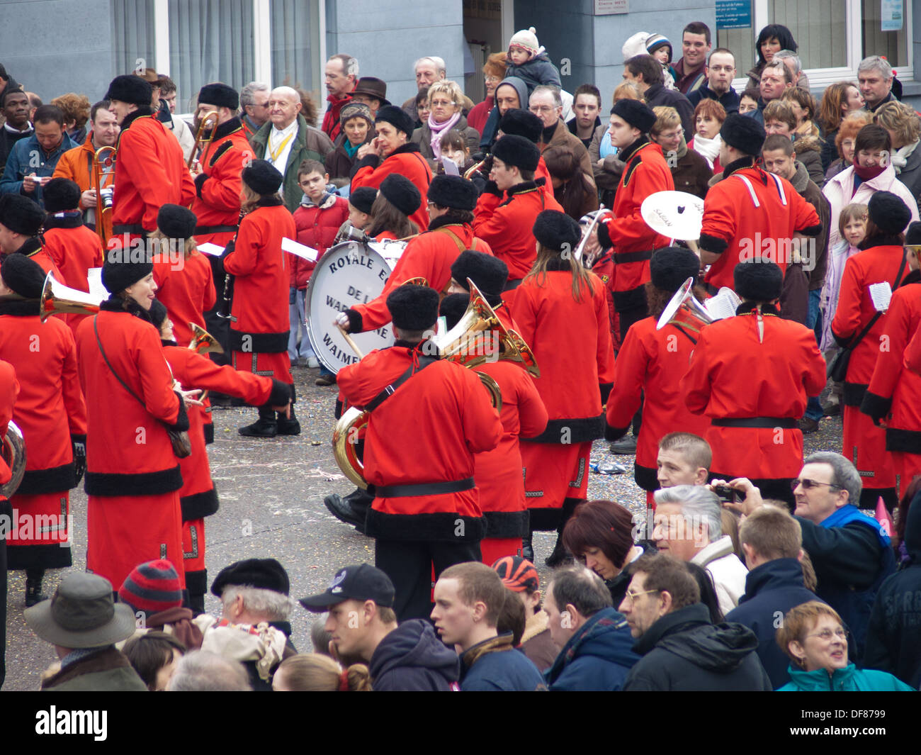 ´ BLANC MOUSSIS´ CARNAVAL DE STAVELOT BELGIUM Stock Photo - Alamy