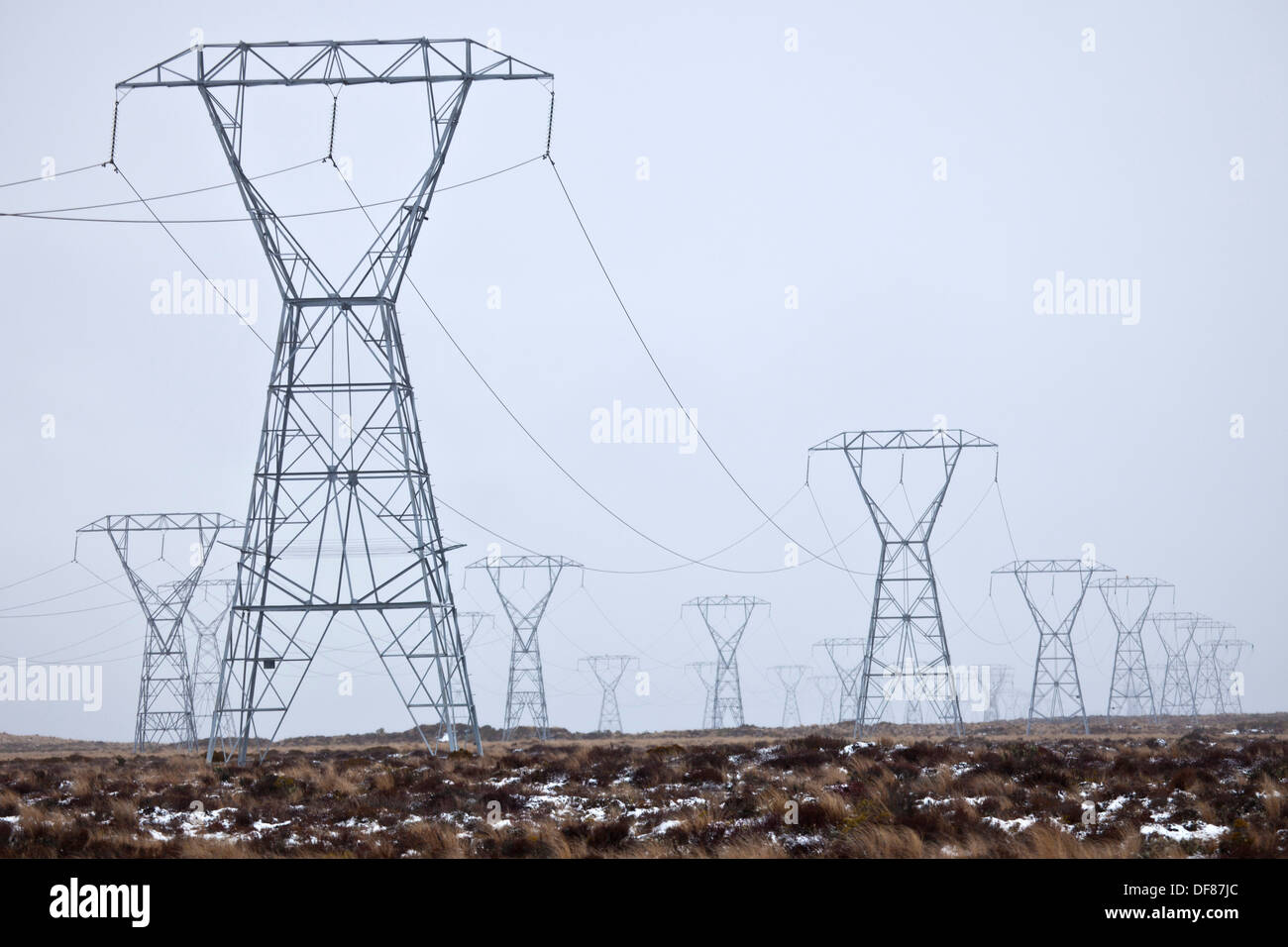 Power pylon storm hi-res stock photography and images - Alamy