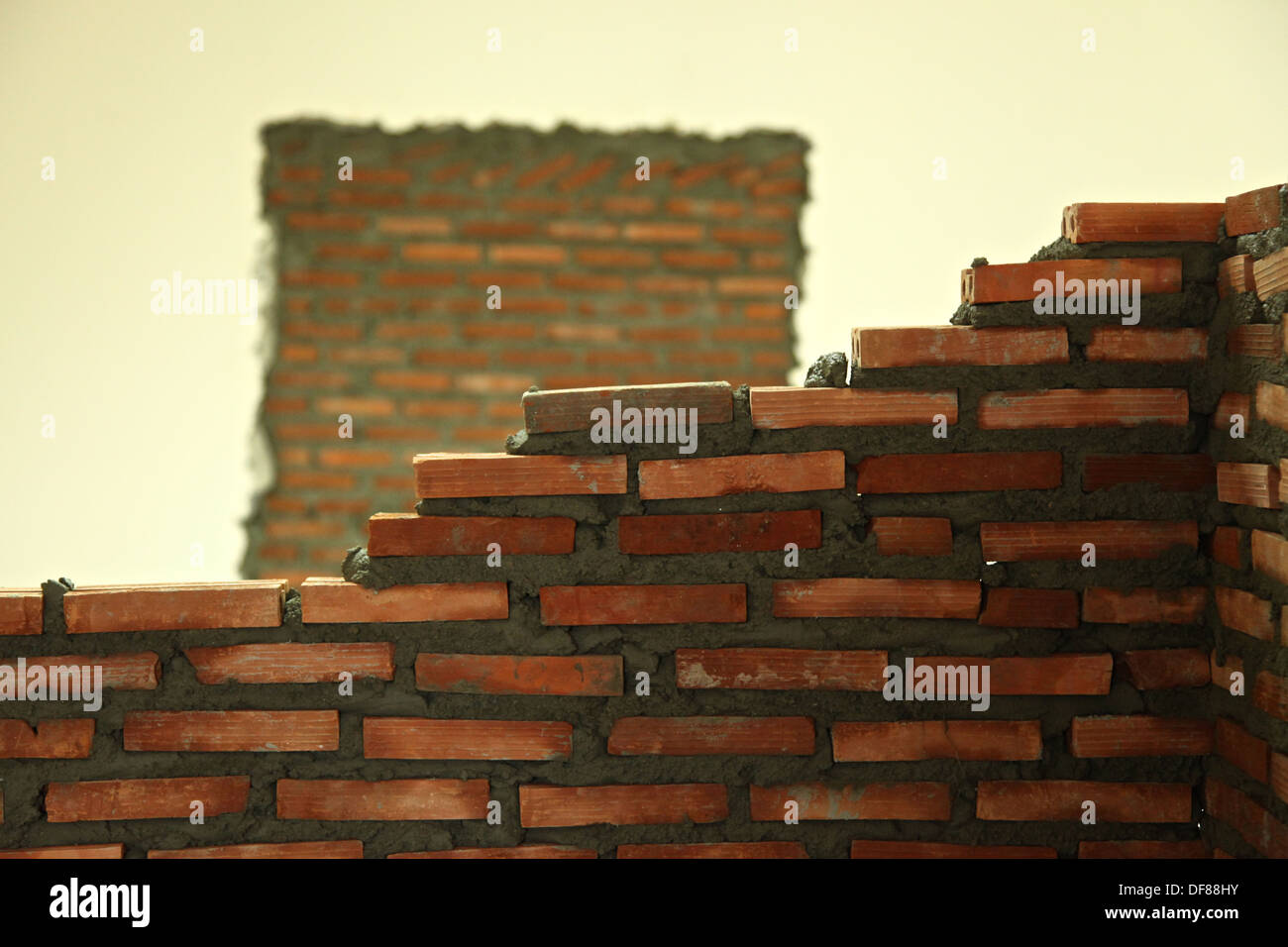 Construction brick wall hi-res stock photography and images - Alamy