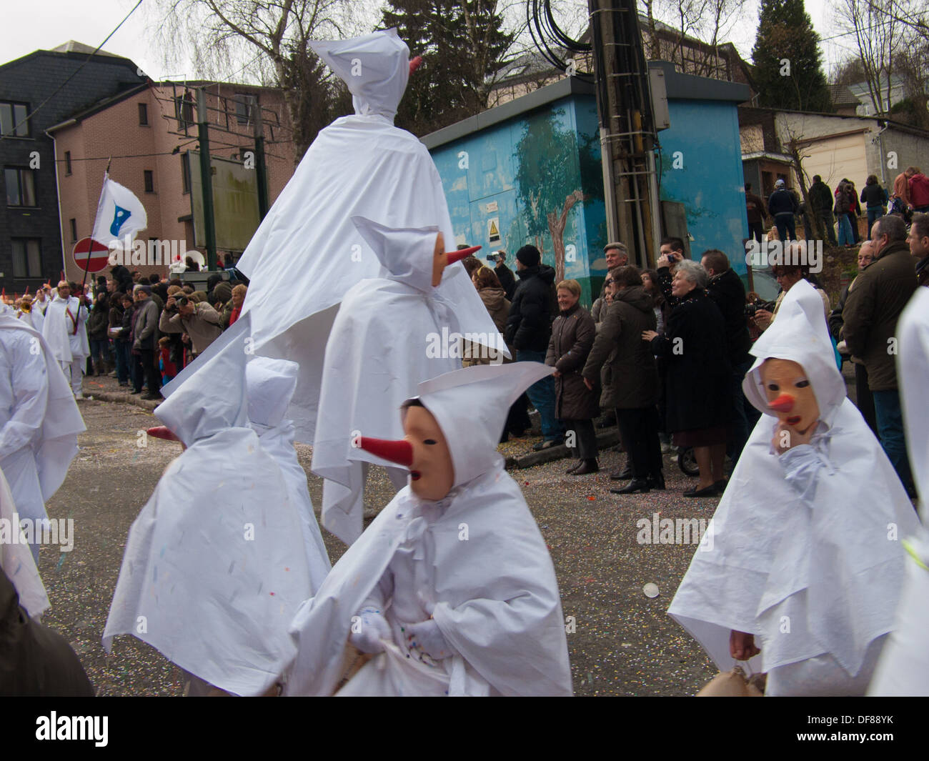 ´ BLANC MOUSSIS´ CARNAVAL DE STAVELOT BELGIUM Stock Photo - Alamy