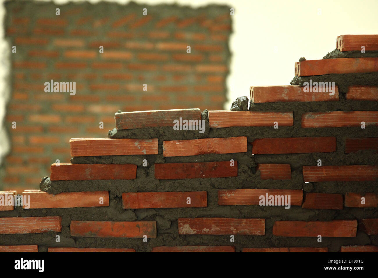 Construction brick wall hi-res stock photography and images - Alamy