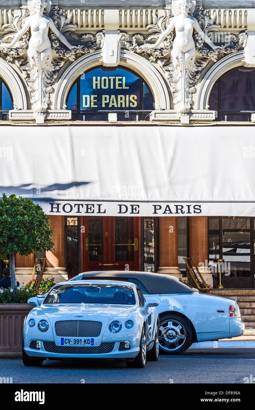 Europe, France, Principality of Monaco, Monte Carlo. Luxury cars in ...