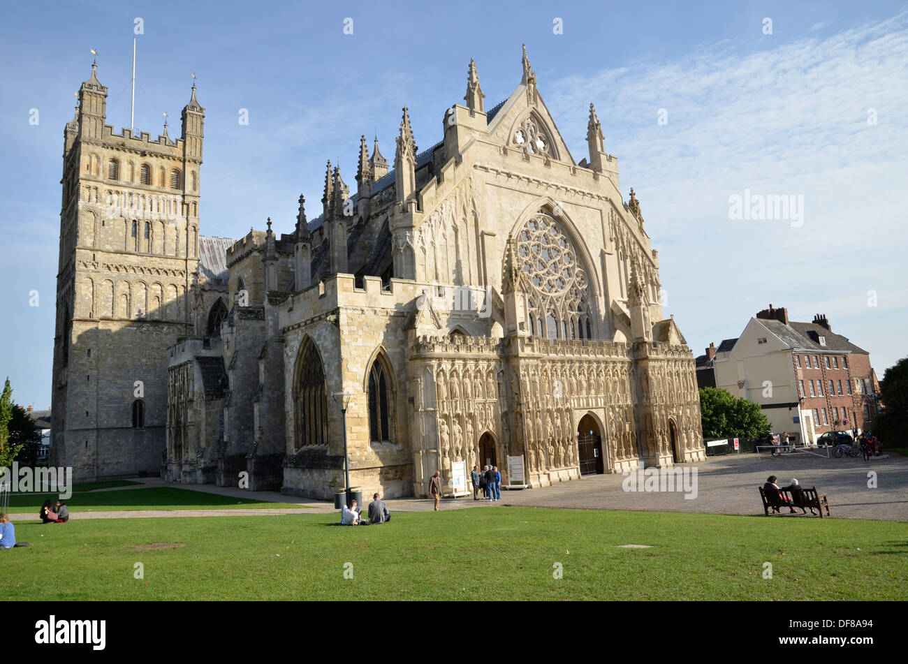 Exeter cathedral hi-res stock photography and images - Alamy