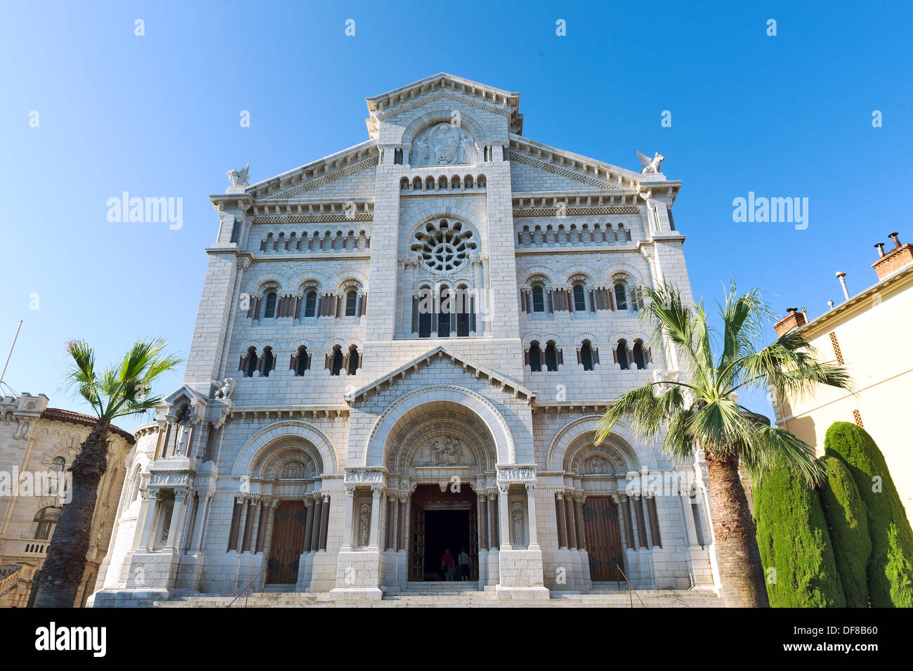 Europe, France, Principality of Monaco, Monte Carlo. The Cathedral of ...