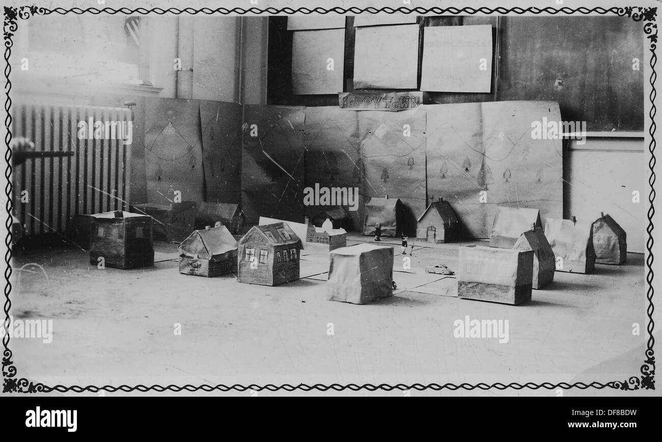 Student school class project Black and White Stock Photos & Images - Alamy