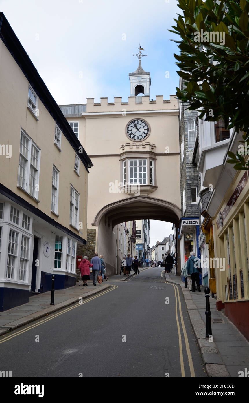 Market town totnes in hi-res stock photography and images - Alamy