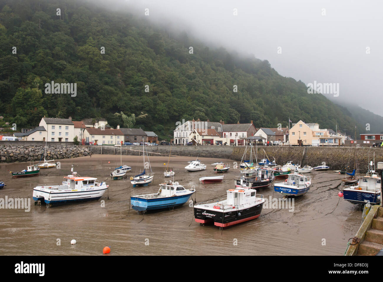 Minehead on the North somerset coast England UK The Harbour Stock Photo ...