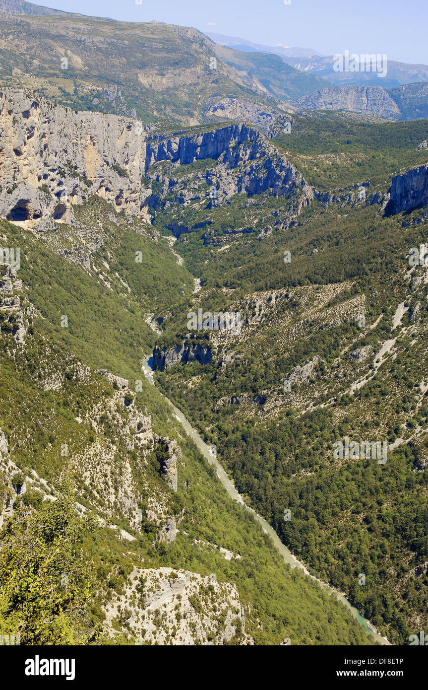 Gorges du Verdon, Verdon River canyon, Verdon Regional Natural Park ...